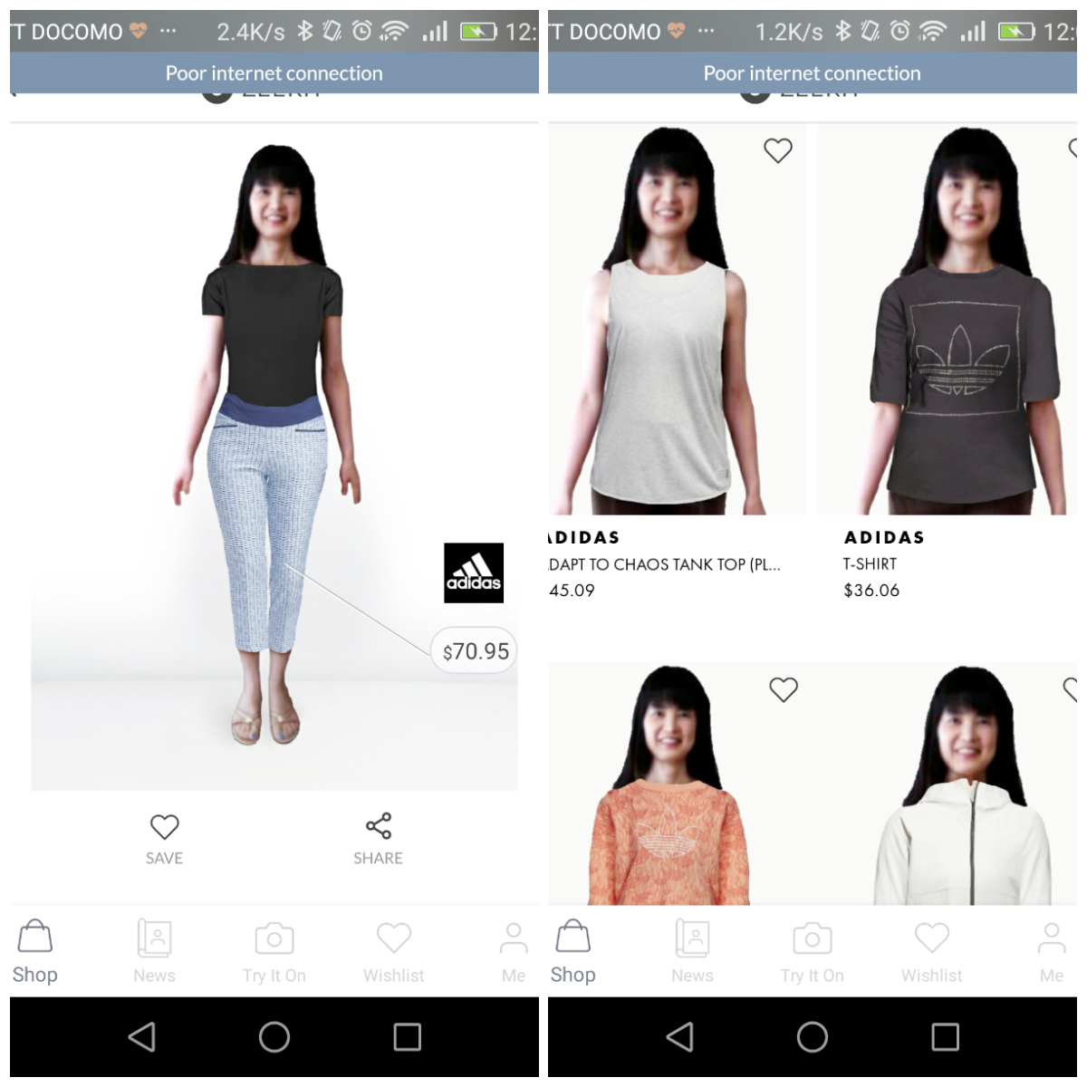 バーチャル試着アプリ Zeekitで半歩先のお買い物を体験してみました | Kiki's Memo/パーソナルスタイリスト キキのブログ